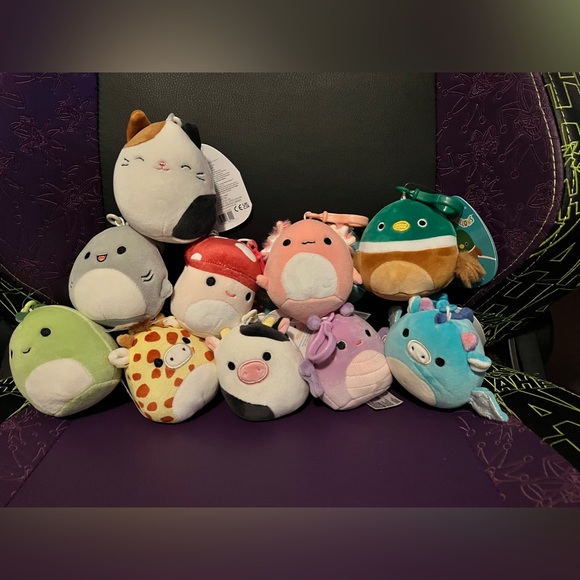 Squishmallows | Toys | Squishmallow Bundle Of Clips Connor Avery Brenda ...